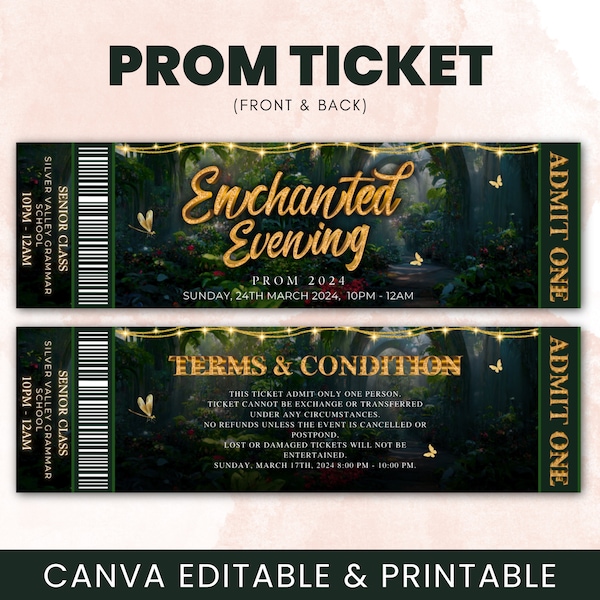 Enchanted Forest Prom Theme - Etsy