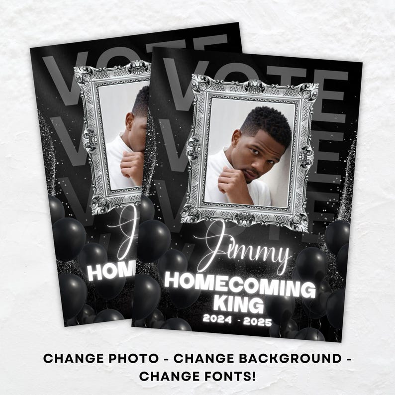 Homecoming King Poster, Homecoming Campaign, Homecoming King Poster ...