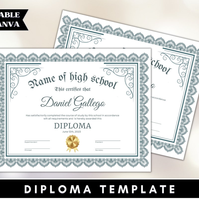 Custom Fake Diploma - Etsy
