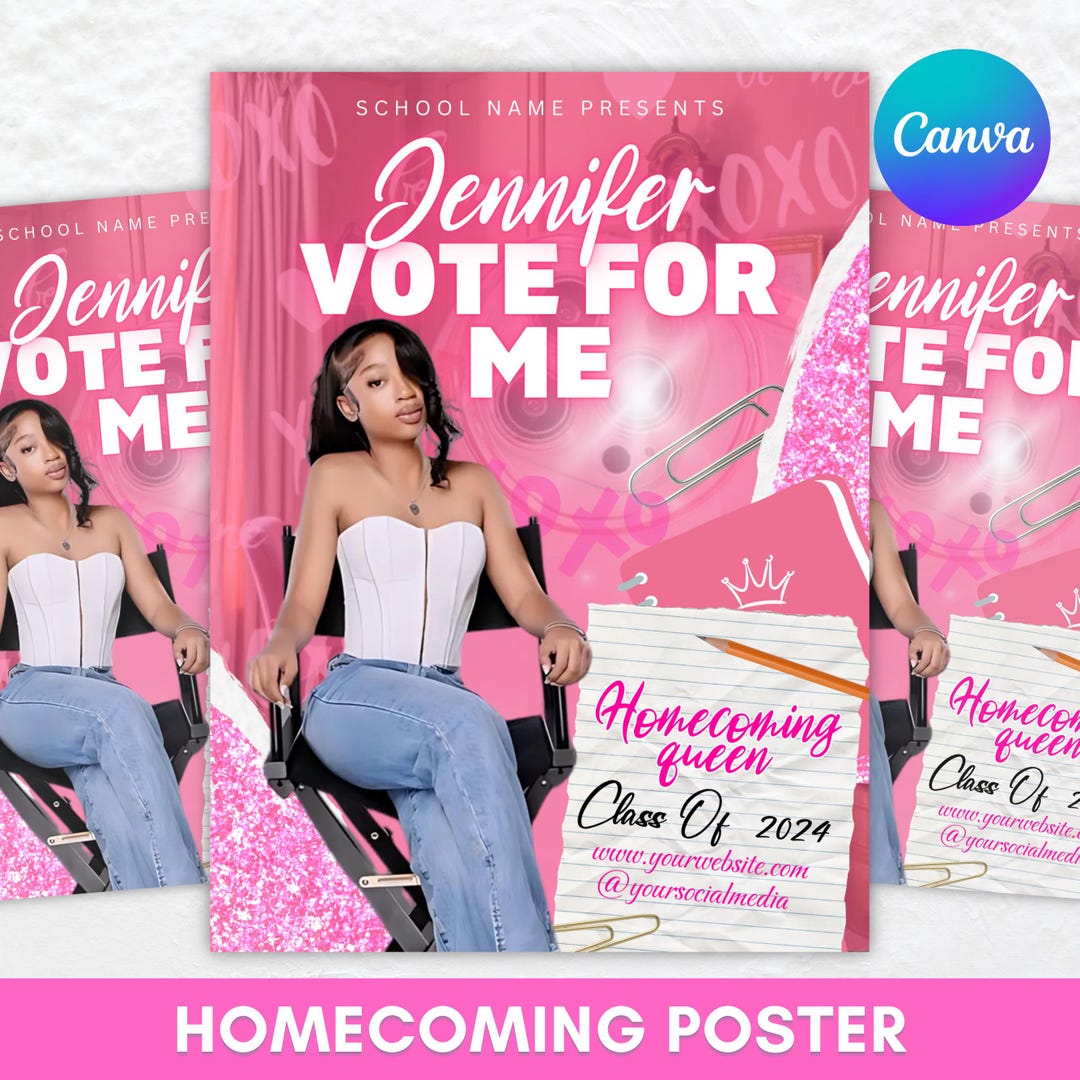 Homecoming Poster for CAMPAIGN, Student Council, High School Homecoming ...
