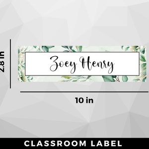 Printable Classroom Name Labels Circle Classroom Labels - EDITABLE ...