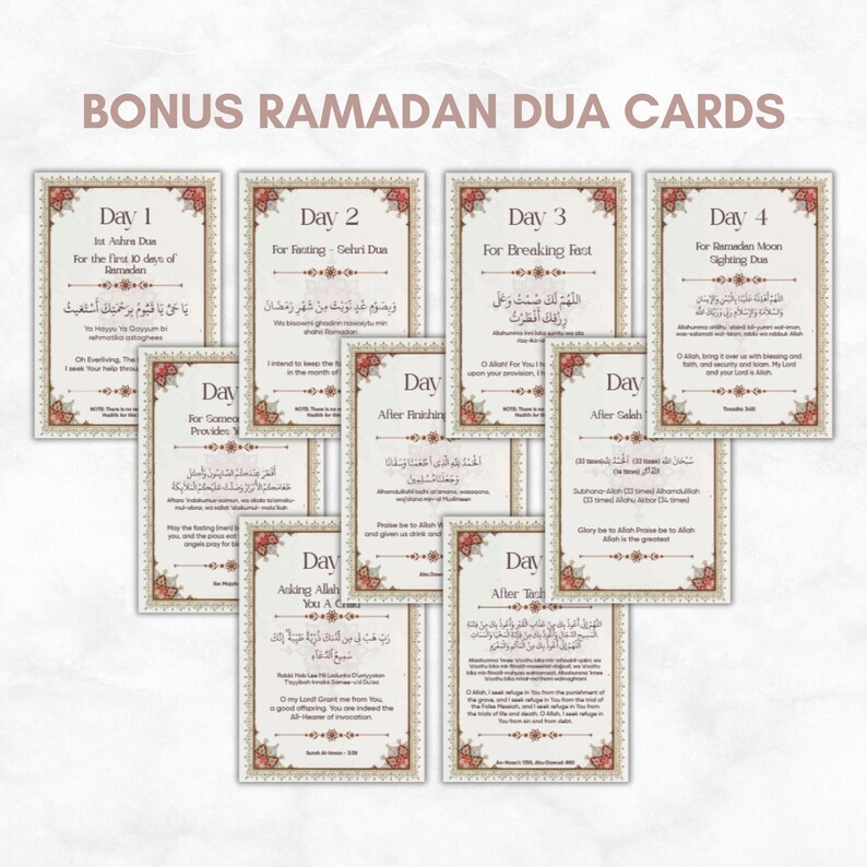 Ramadan Planner 2026, Digital Muslims 30 Days Planner, Quran Tracker ...