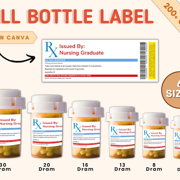 Medicine Labels - Etsy