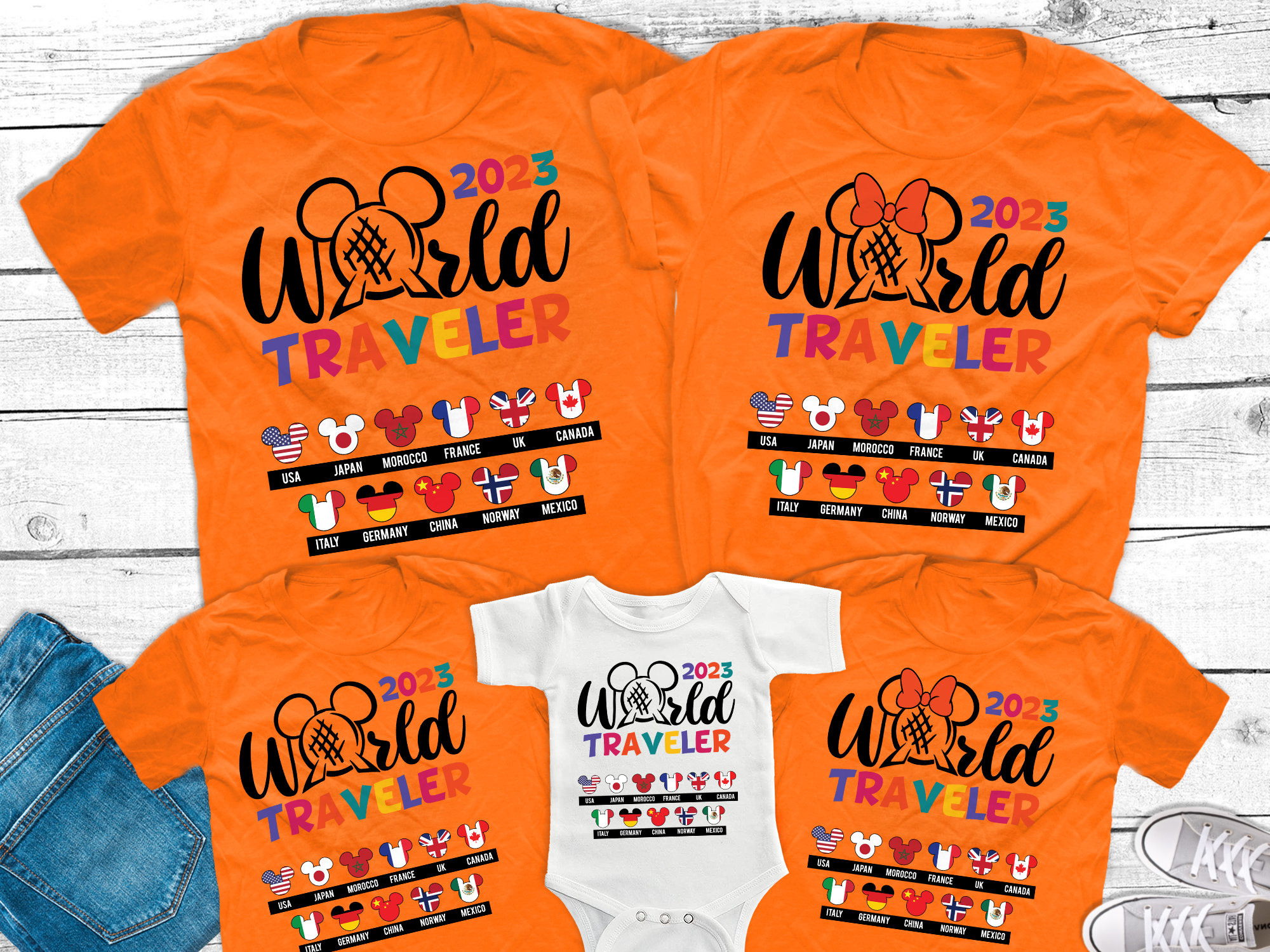 Disney Epcot World Traveler Shirt 2023, Disney Epcot Family Shirts ...