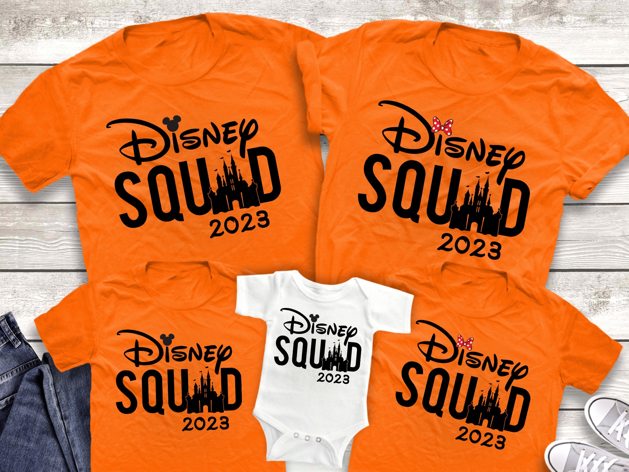 Disney Squad 2023 Shirts, Disney Family shirts, Mickey and Minnie ...