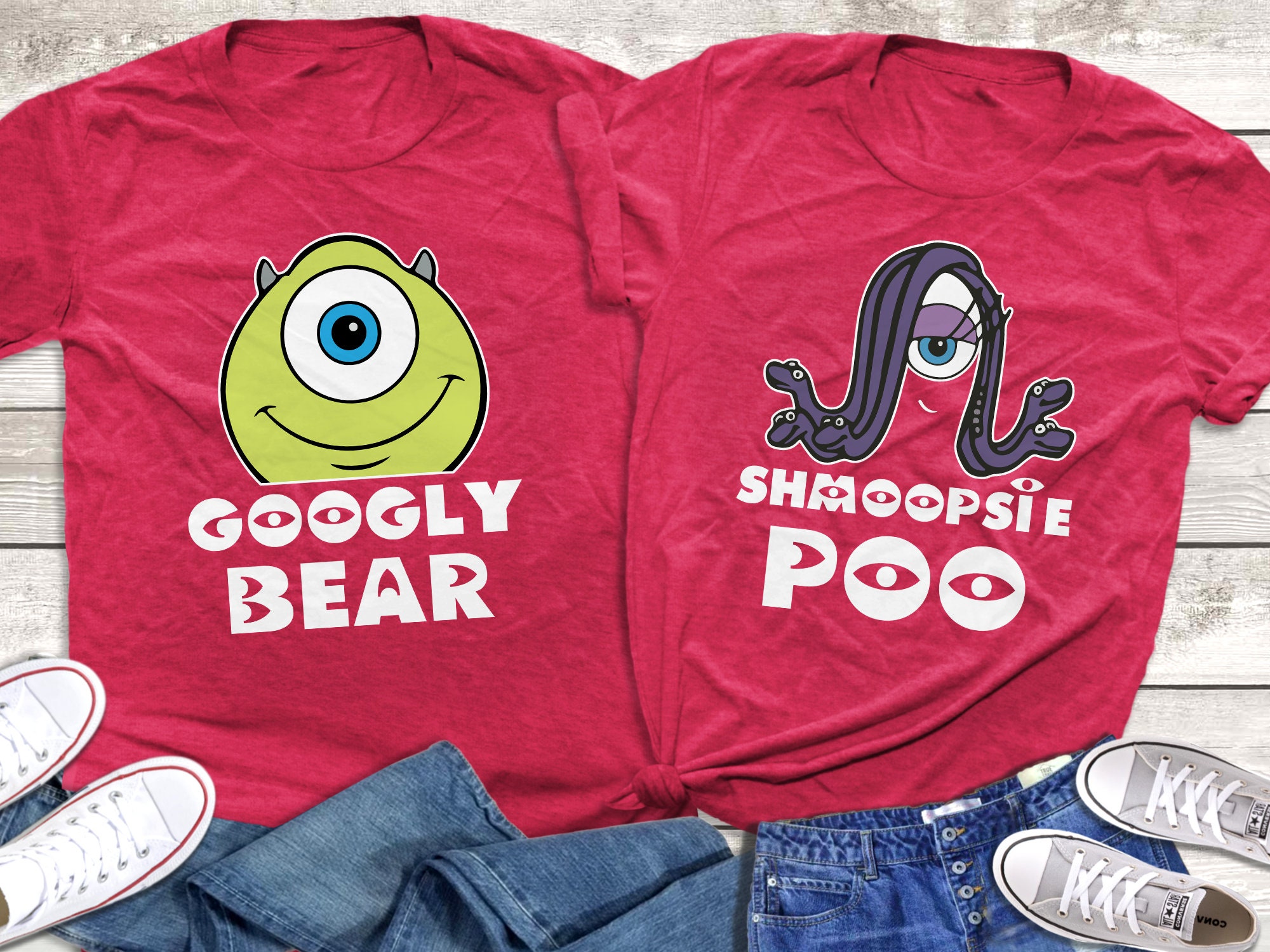 Googly Bear And Schmoopsie Poo Couple Shirts, Mike and Celia Shirt sold ...