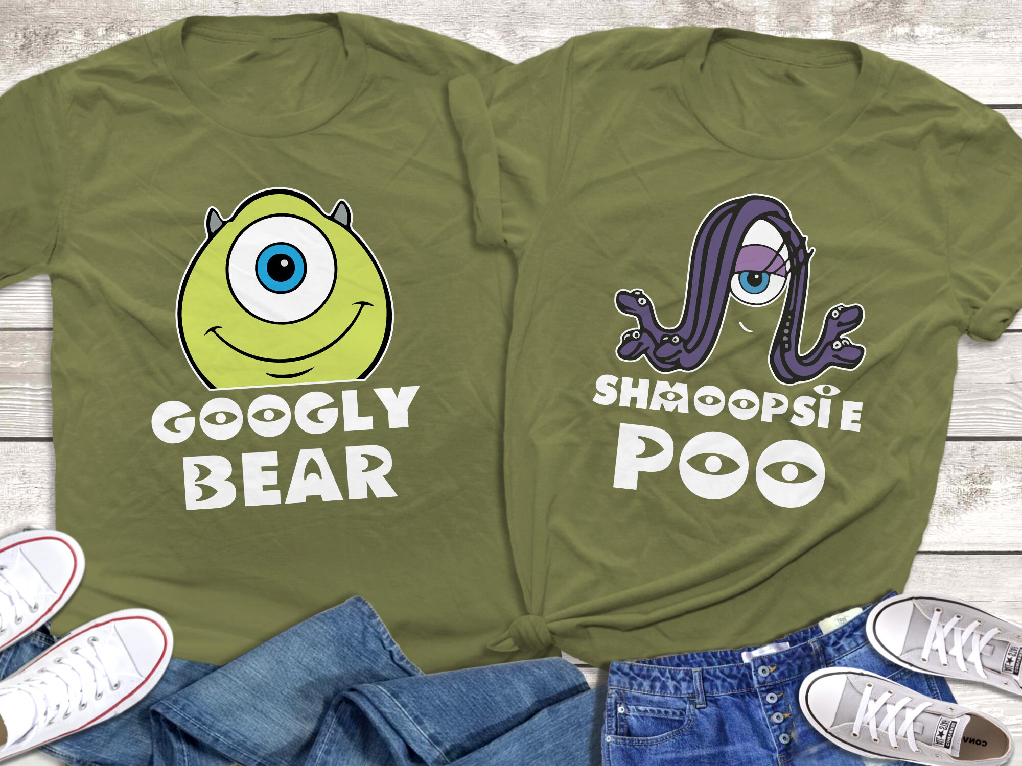 Googly Bear And Schmoopsie Poo Couple Shirts, Mike and Celia Shirt sold ...