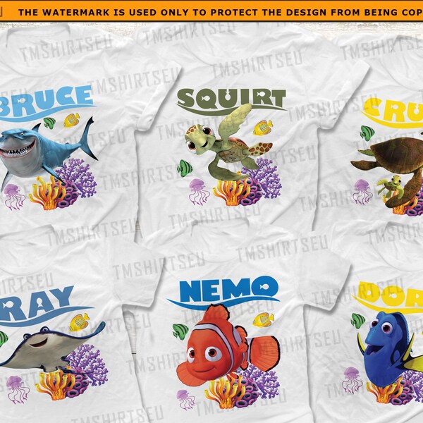 Nemo Birthday Shirt Etsy
