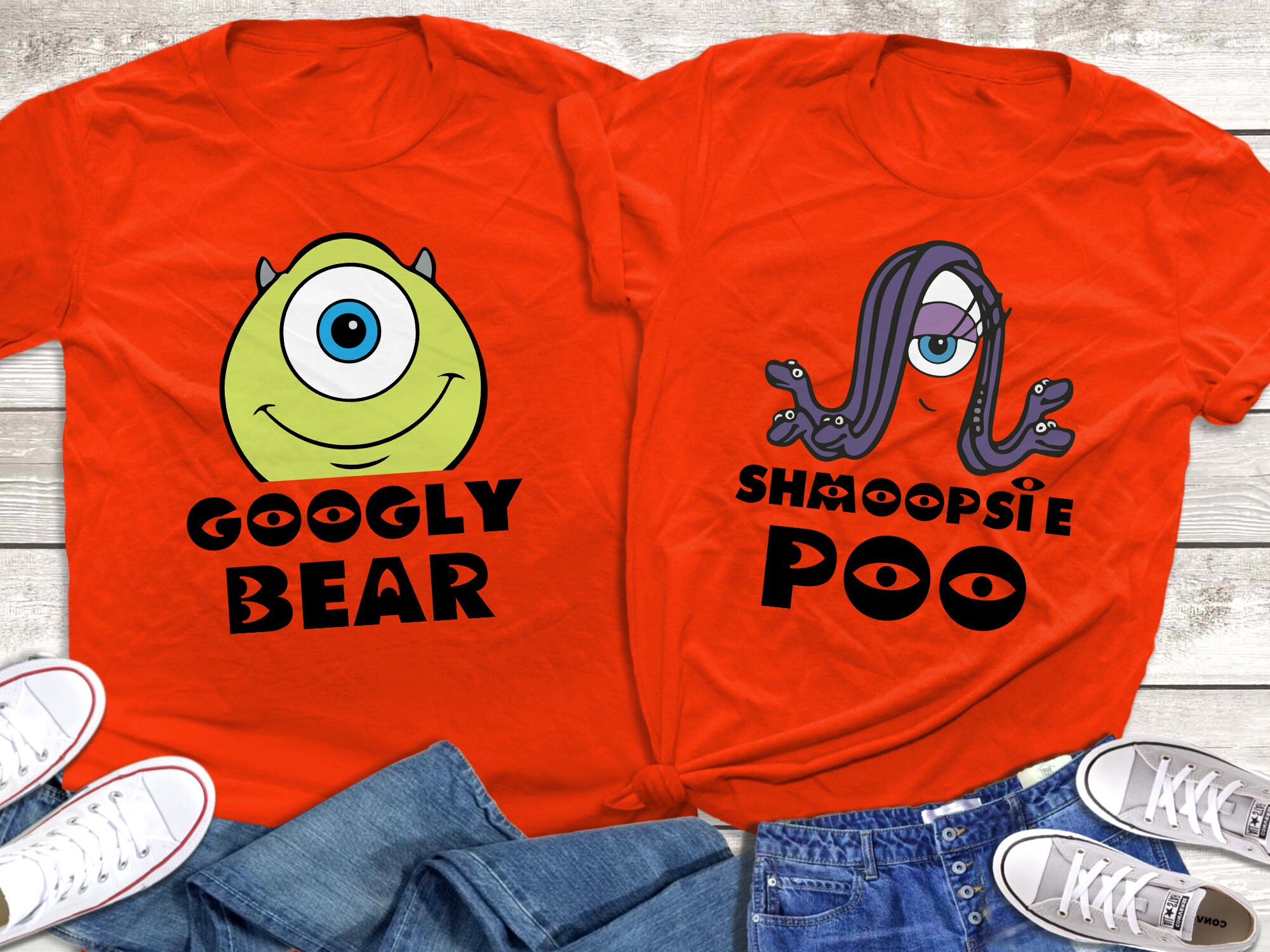 Googly Bear And Schmoopsie Poo Couple Shirts, Mike and Celia Shirt sold ...