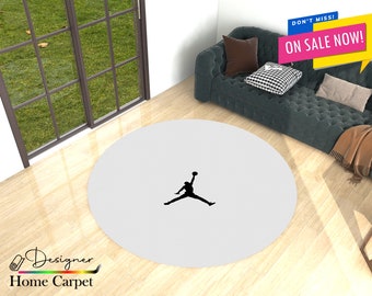 Custom Round Logo Rug - Etsy