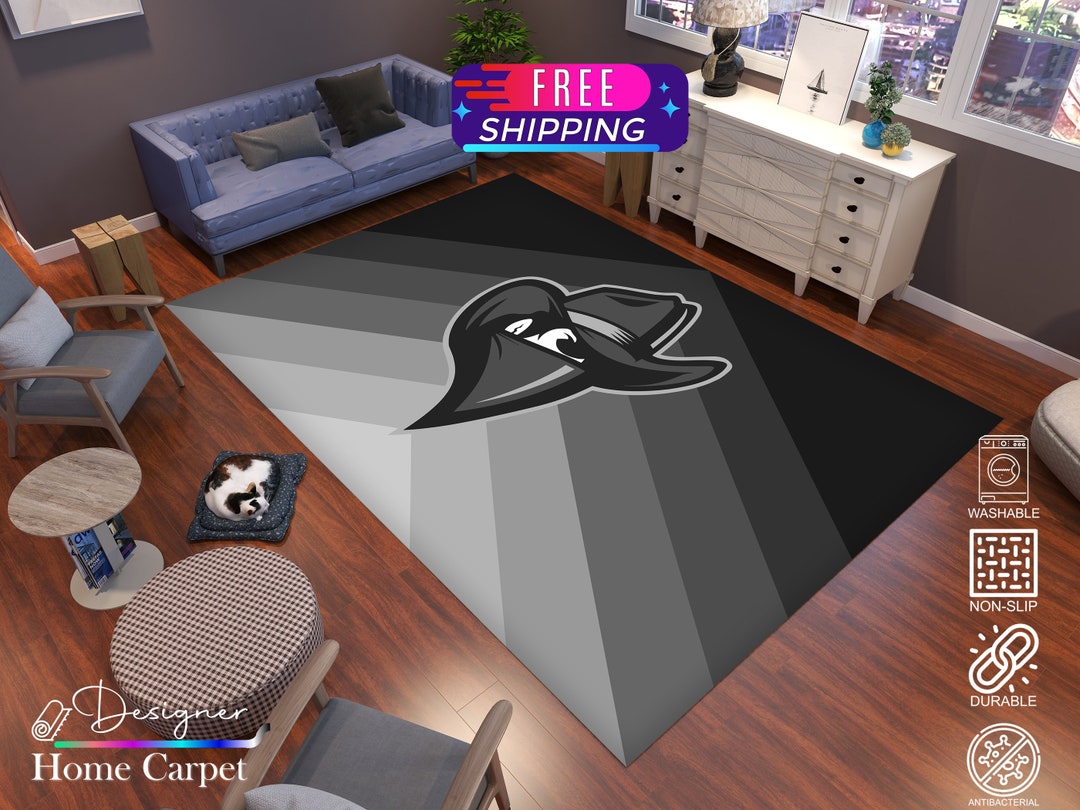 Online Game Team Rug, Cs Go Rug, Minimalist Rug, Game Room Carpet ...