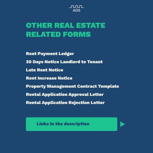 Simple Rental Application Form | 2 Page | Printable PDF - Etsy