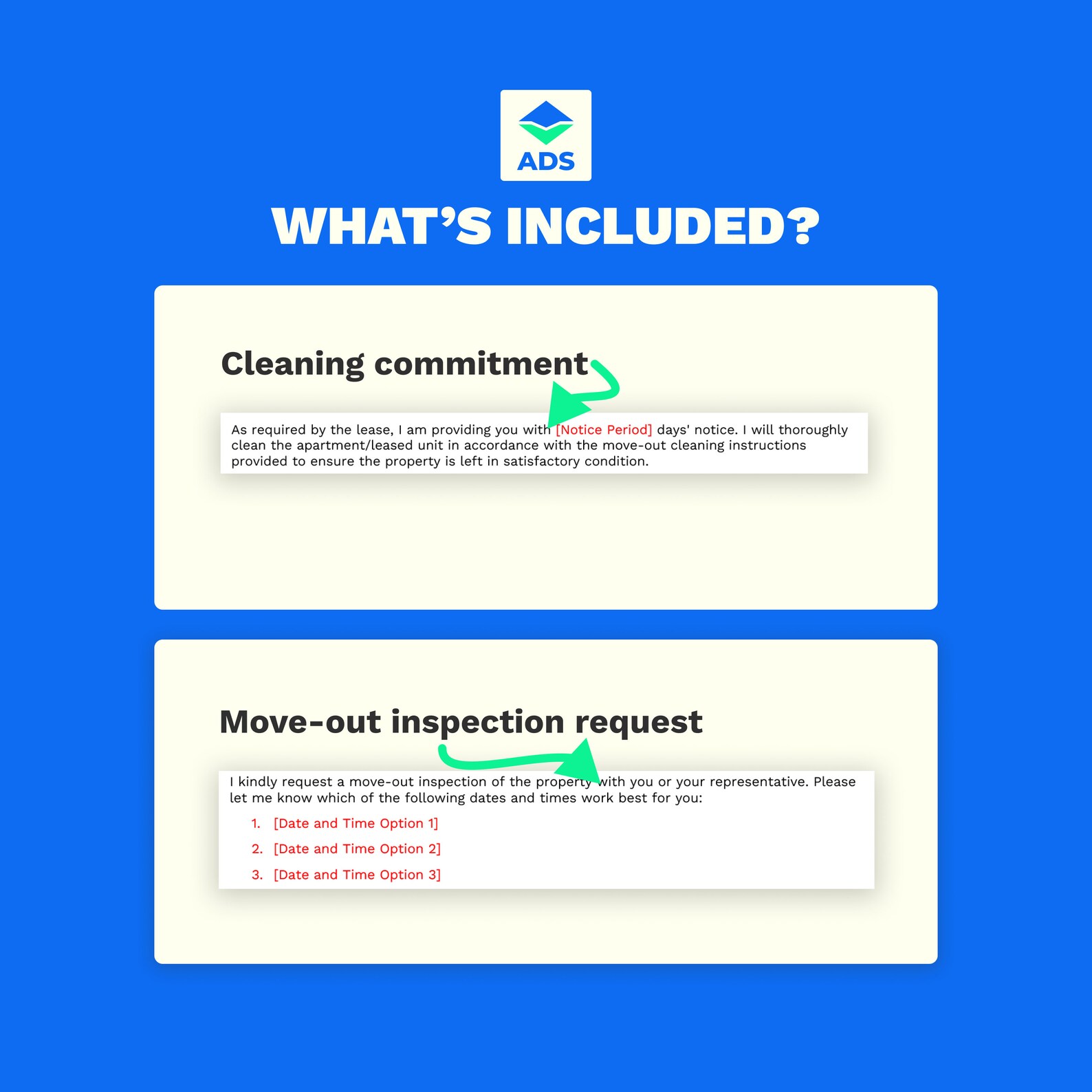 Tenant Move Out Letter Template: Notice to Landlord (editable ...