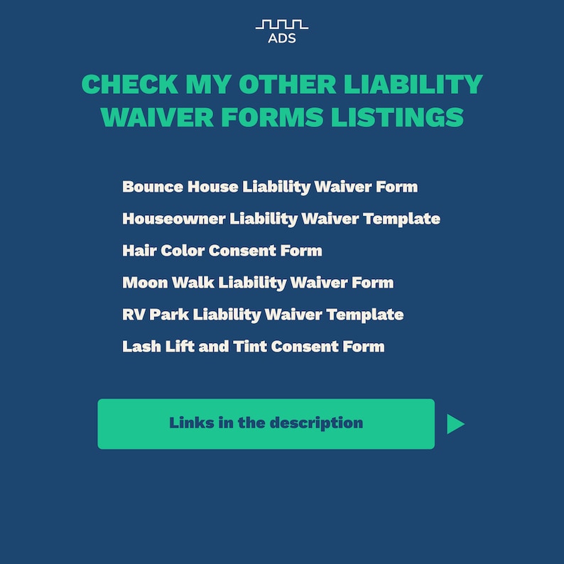 Mechanical Bull Liability Waiver Template (digital Download) - Etsy