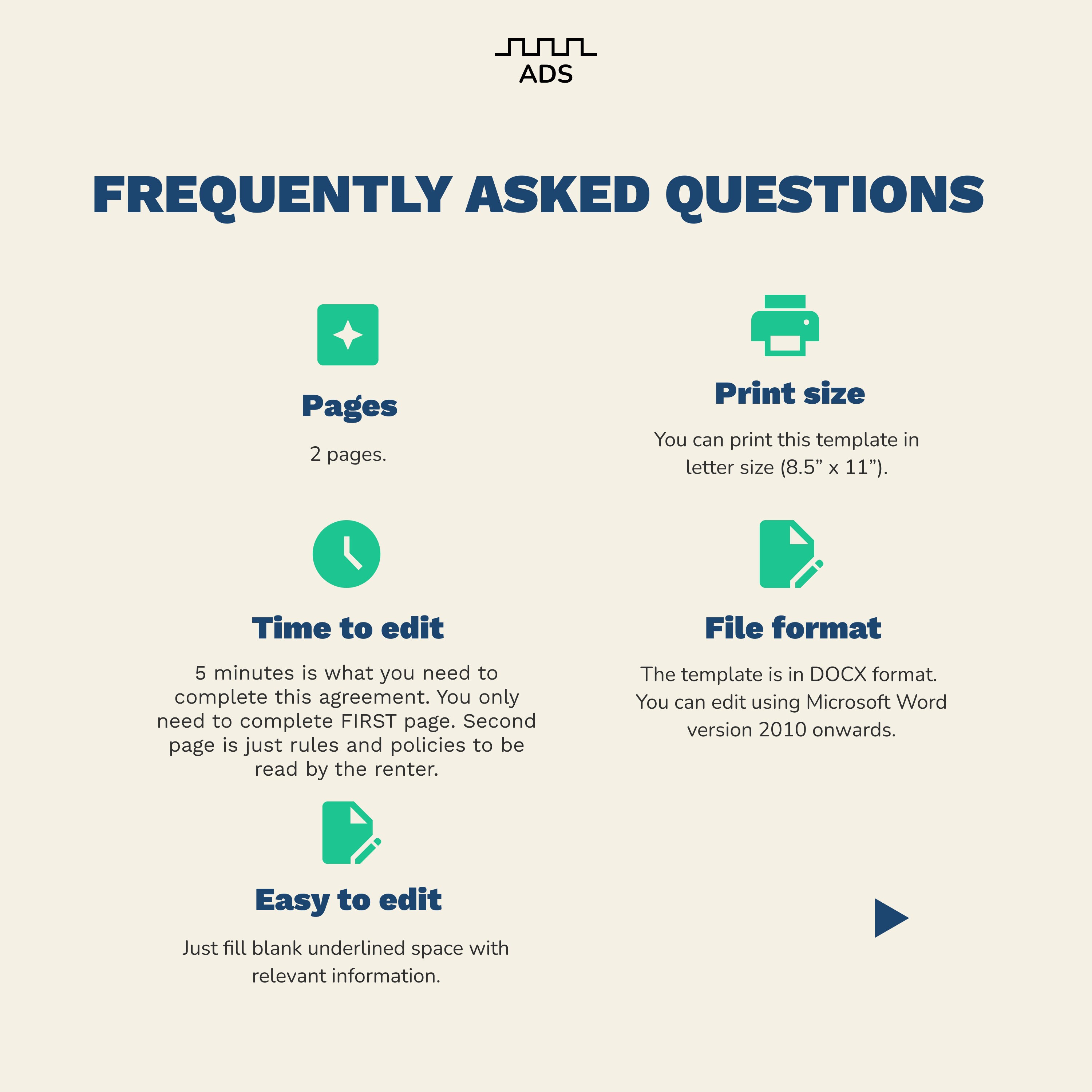 RV Parking Space Rental Agreement RV Lot Rental Agreement - Etsy