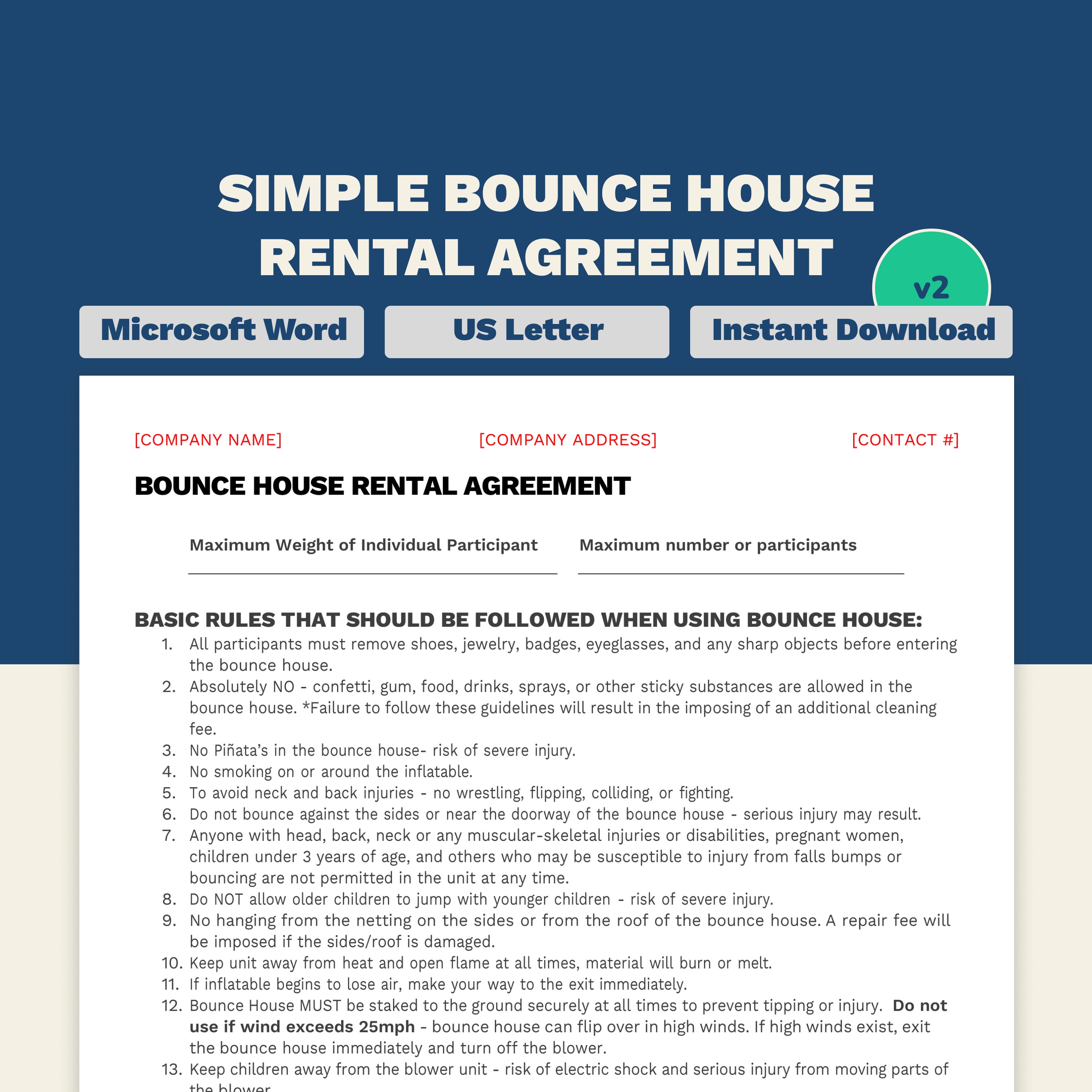 House Rental Agreement Template Word