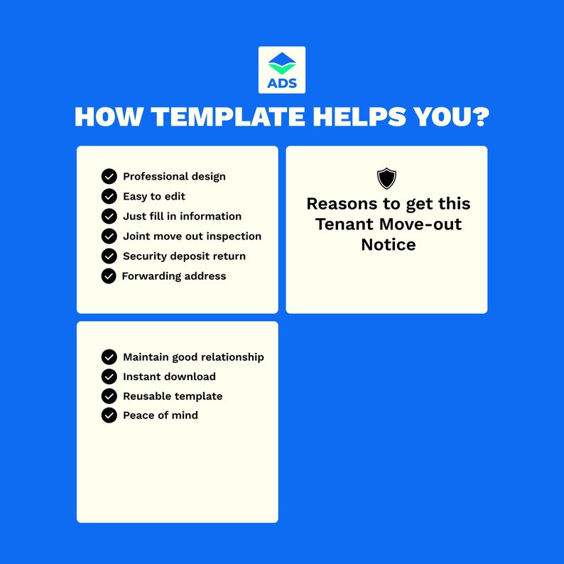 Tenant Move Out Letter Template: Notice to Landlord (editable ...