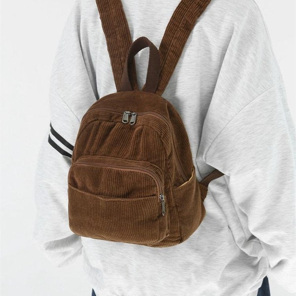 Corduroy Backpack - Etsy