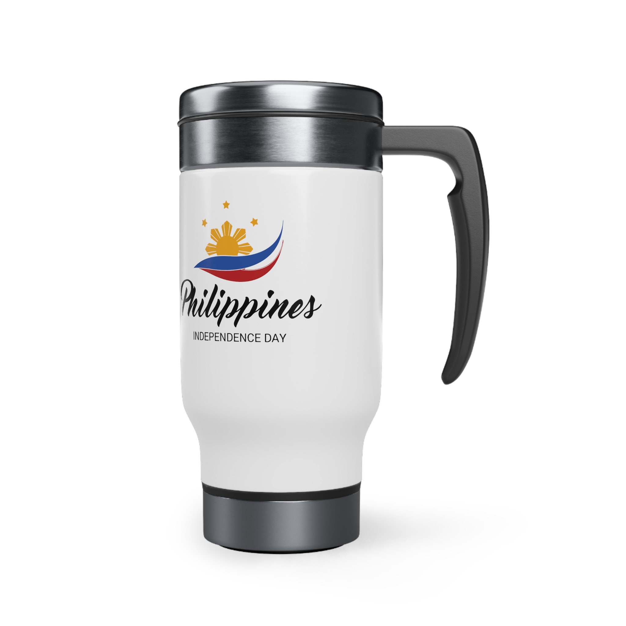 Stainless Steel Philippines Mug, Travel Mug With Handle, Philippines ...