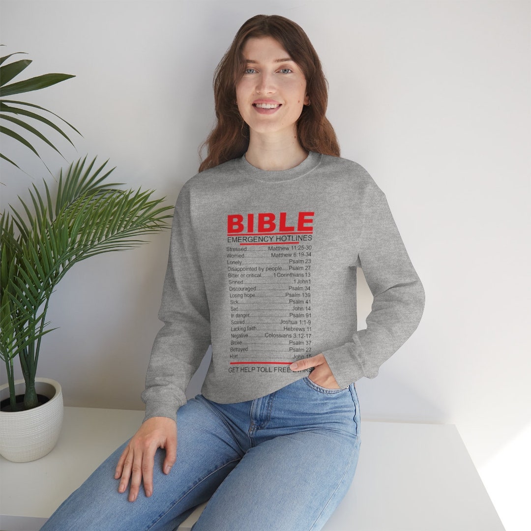 Bible Emergency Hotline Numbers Bible Verse Scripture - Etsy
