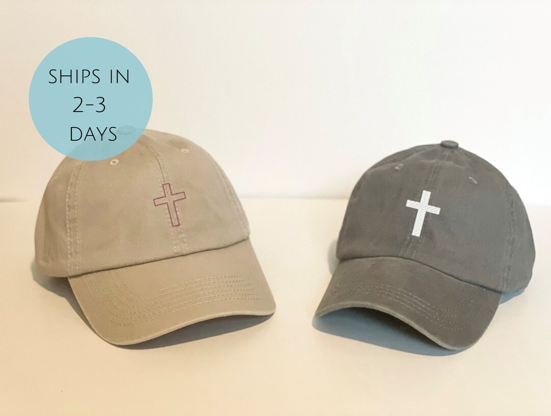 Cross Embroidered Baseball Hat | Faith | Faith Based | Baseball Hat ...