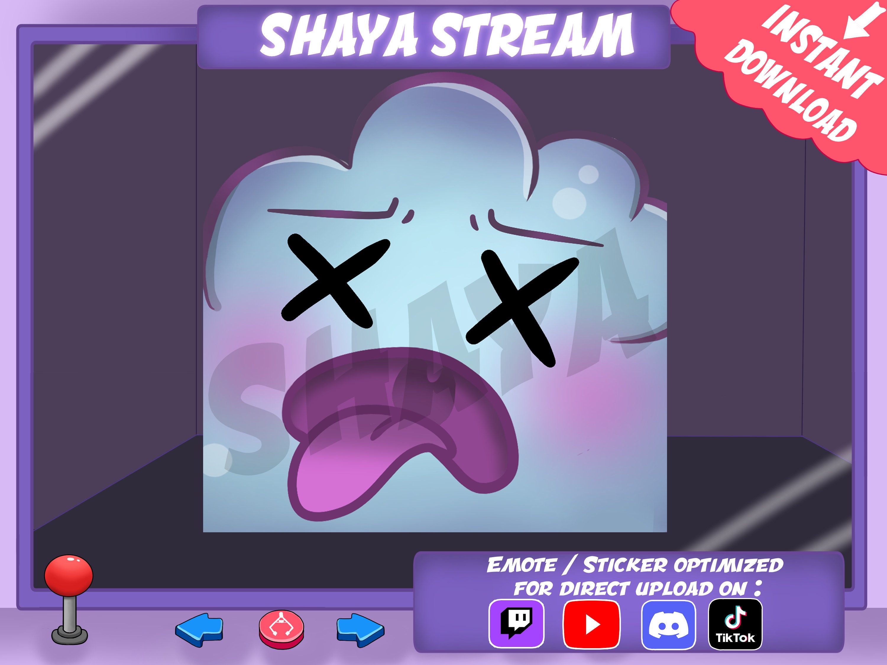 Rip Dead Dead Cloud Emotes, Sub Emotes, Text, Emotes Discord Twitch ...