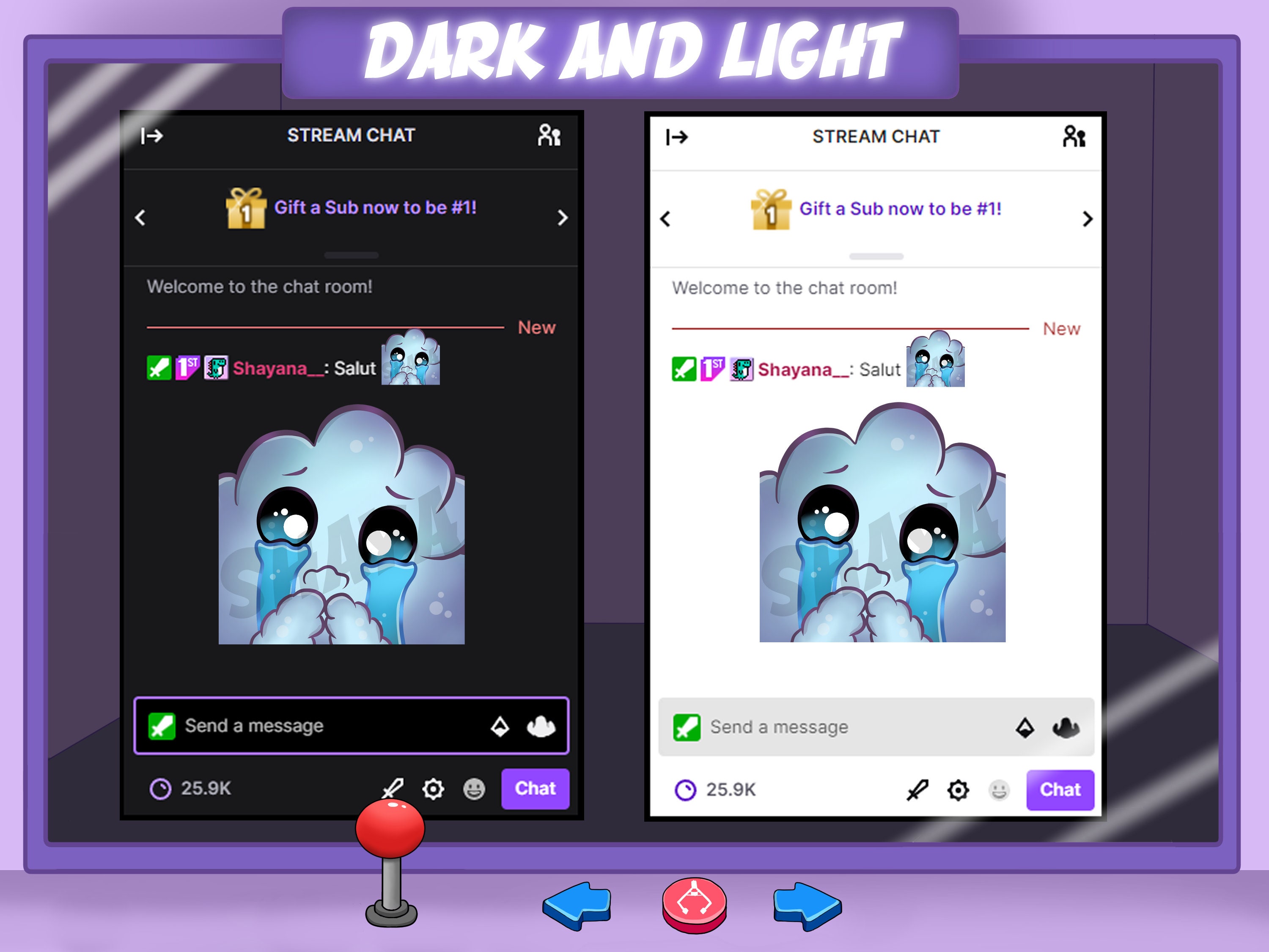 Crying Sad Cloud Emotes, Sub Emotes, Text, Twitch Tiktok Youtube ...
