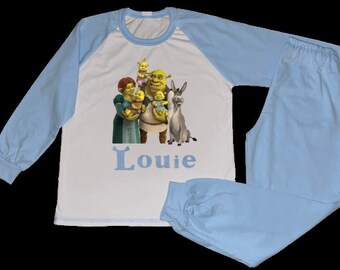 Shrek Pajamas - Etsy UK