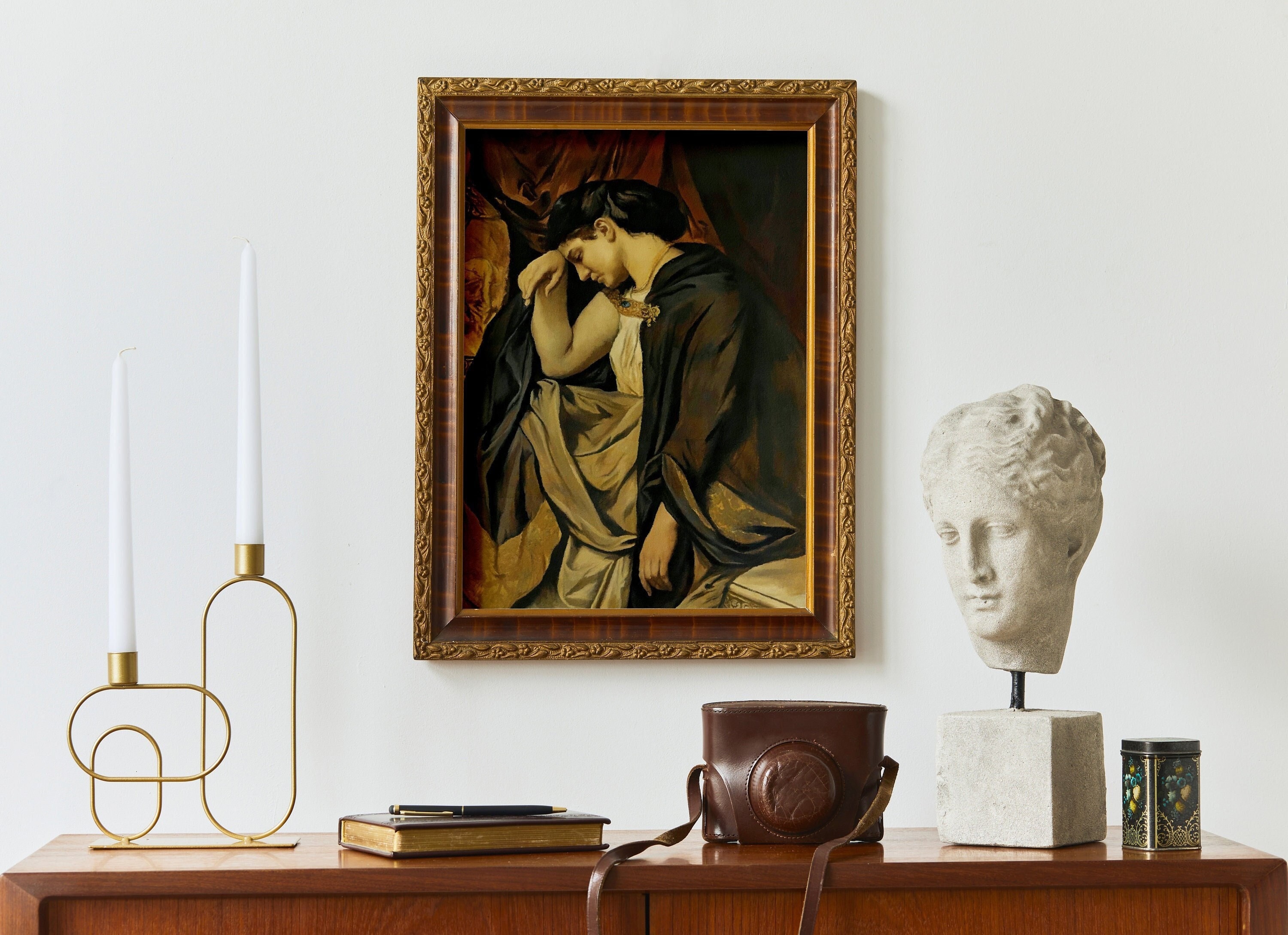 Vintage Greek Goddess Medea Print,dark Academia Print,gallery Wall ...