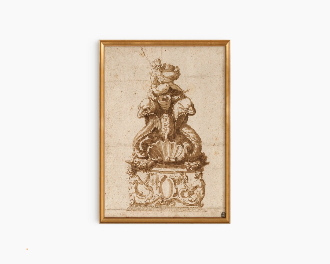 Digital Download, Greek Mythology Print, Titan Print, Rustic French Art ...