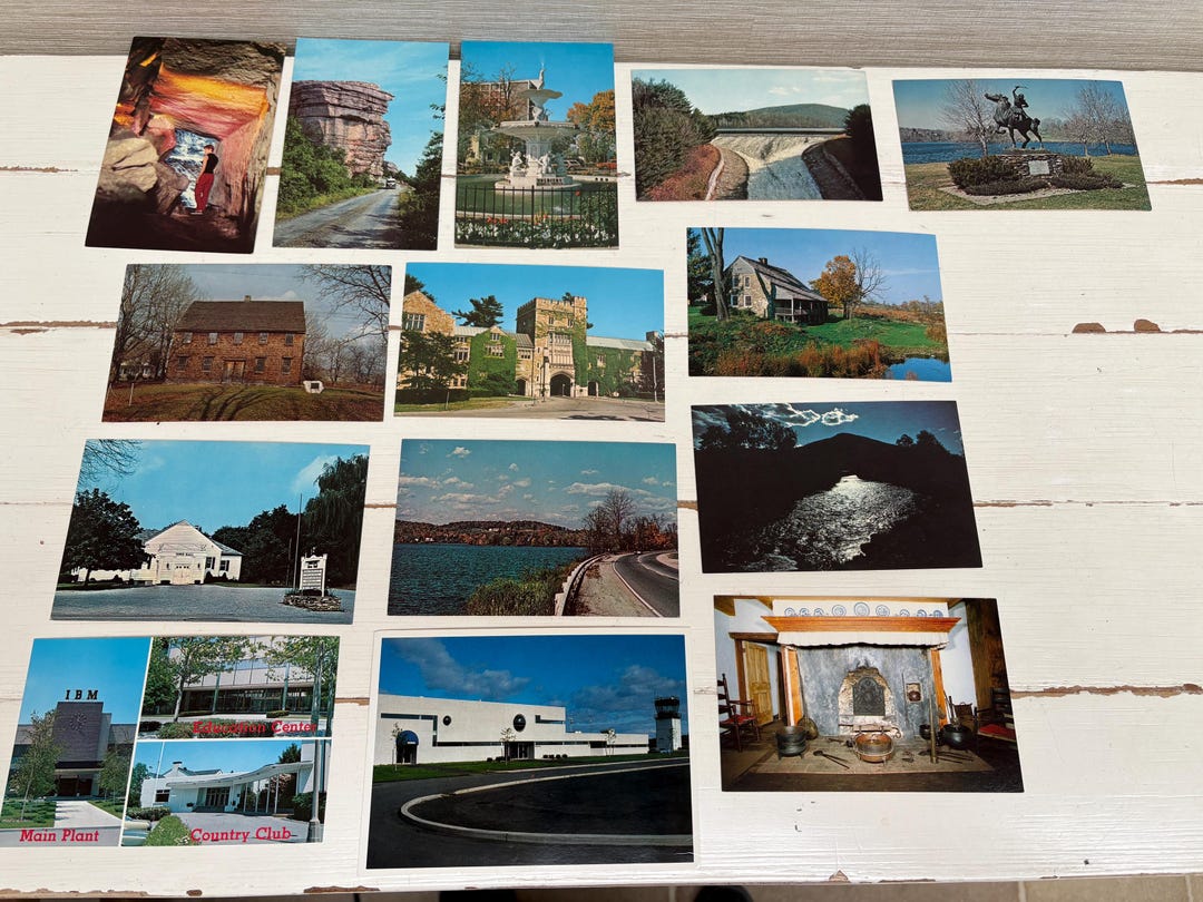 Vintage Postcards 1980s USA X 14 - New York State, Dutchess County ...