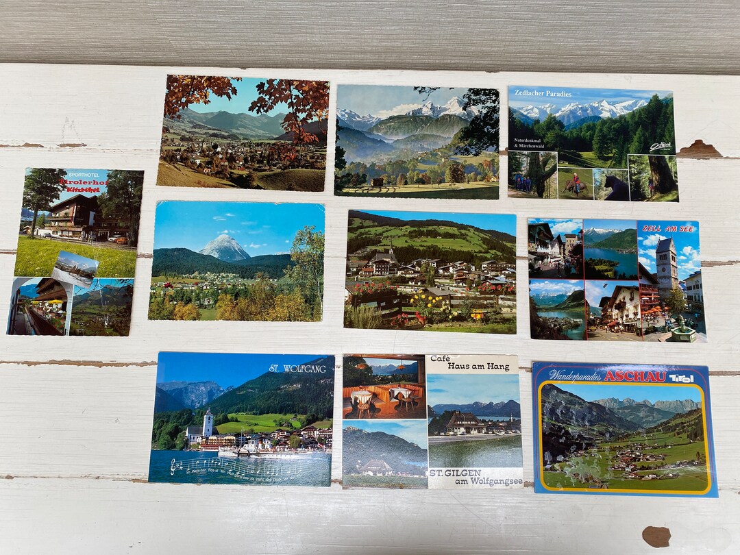 Austria Vintage Colour Postcards X 10 Memorabilia - Etsy