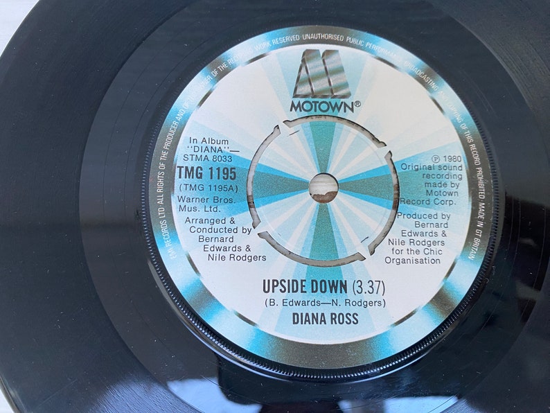 Diana Ross - Upside Down 7" 45rpm Vinyl Single 1980 - Etsy