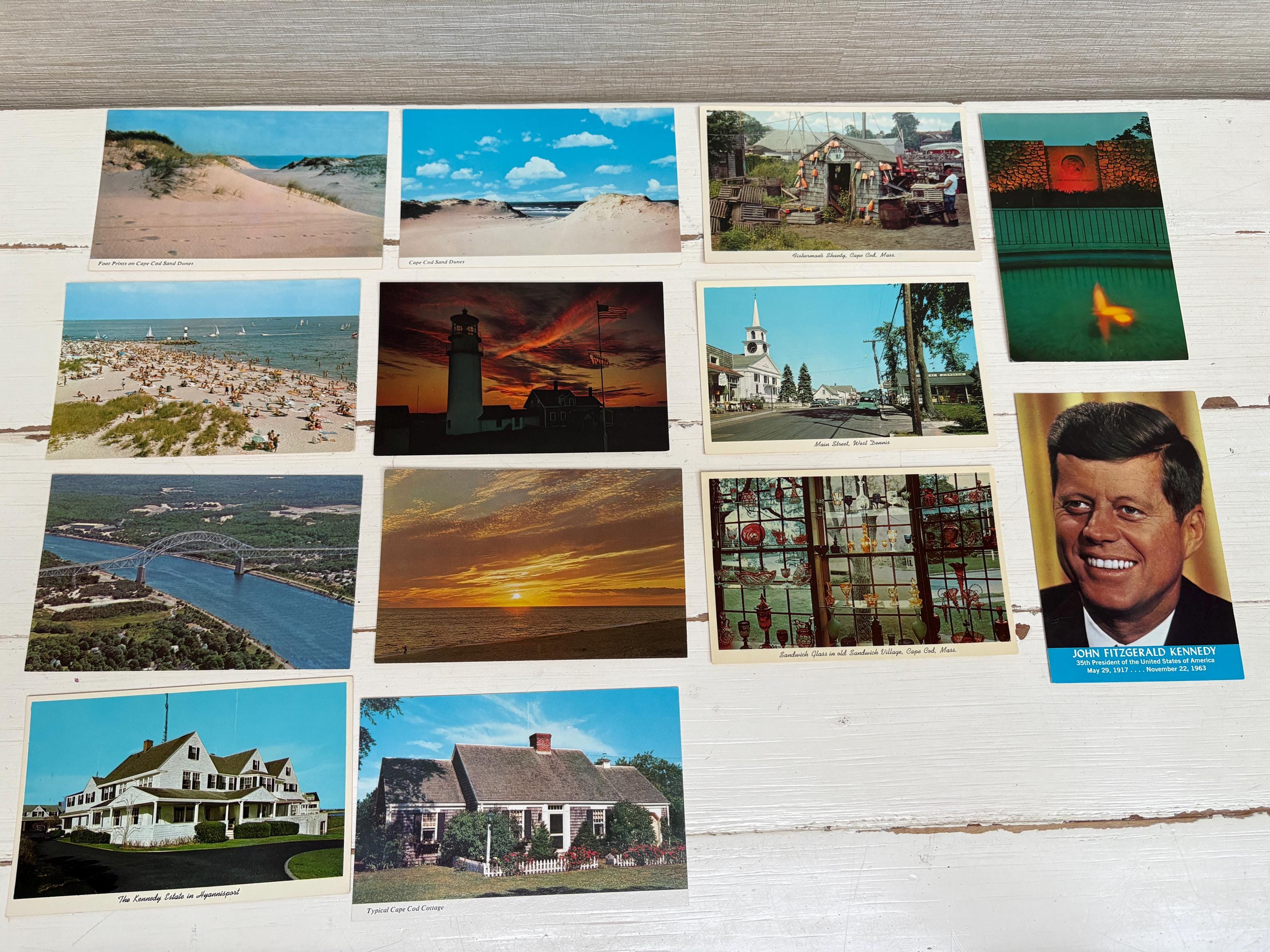 Vintage Postcards 1980s USA X 13 Cape Cod Massachusetts - Etsy