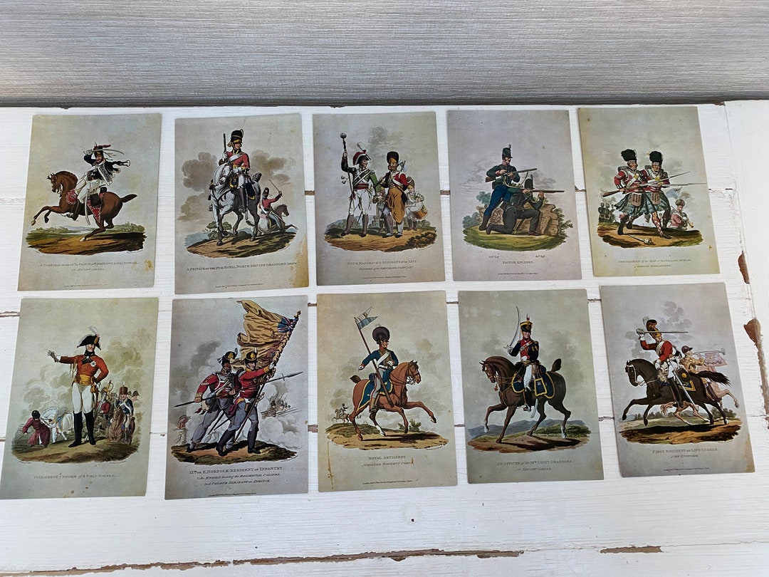 The National Army Museum Ten Vintage Postcards - Etsy