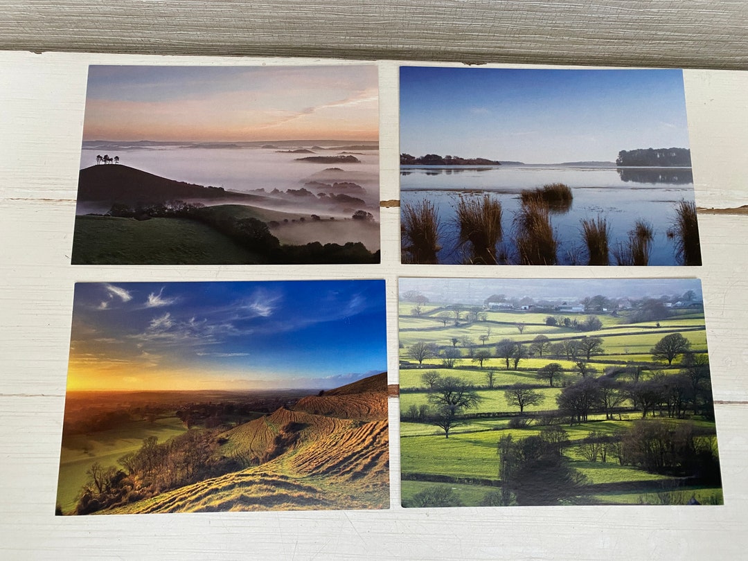 Dorset Area of Outstanding Natural Beauty Landscapes Vintage Postcards ...