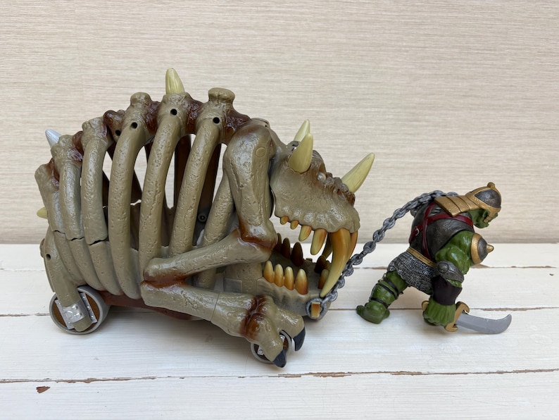 ELC Tower of Doom Orc With Skeletal Beast Chariot - Rare Early Learning ...