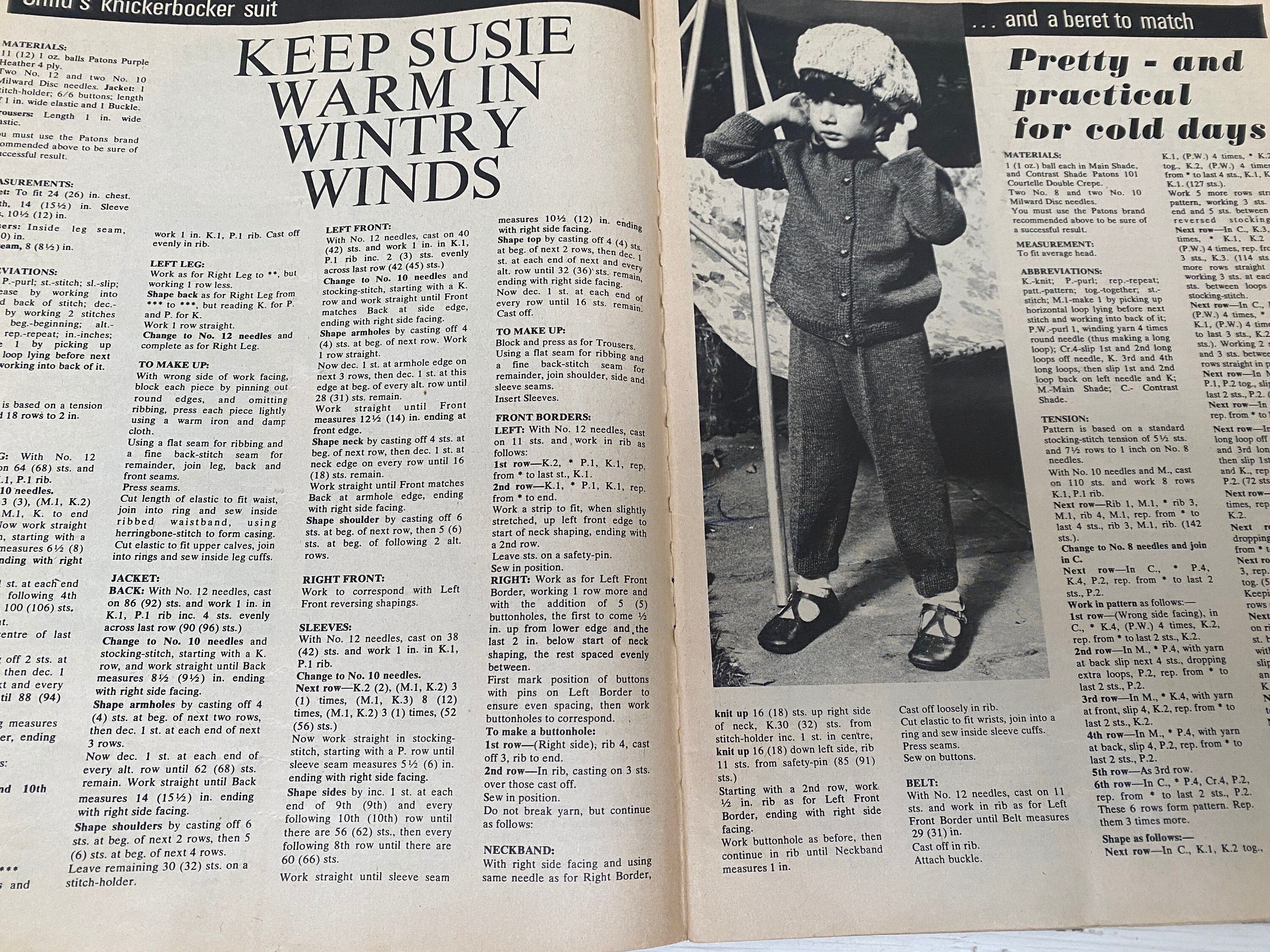 Women's Magazines Knitting Patterns Booklets Vintage 1960/70s - Etsy