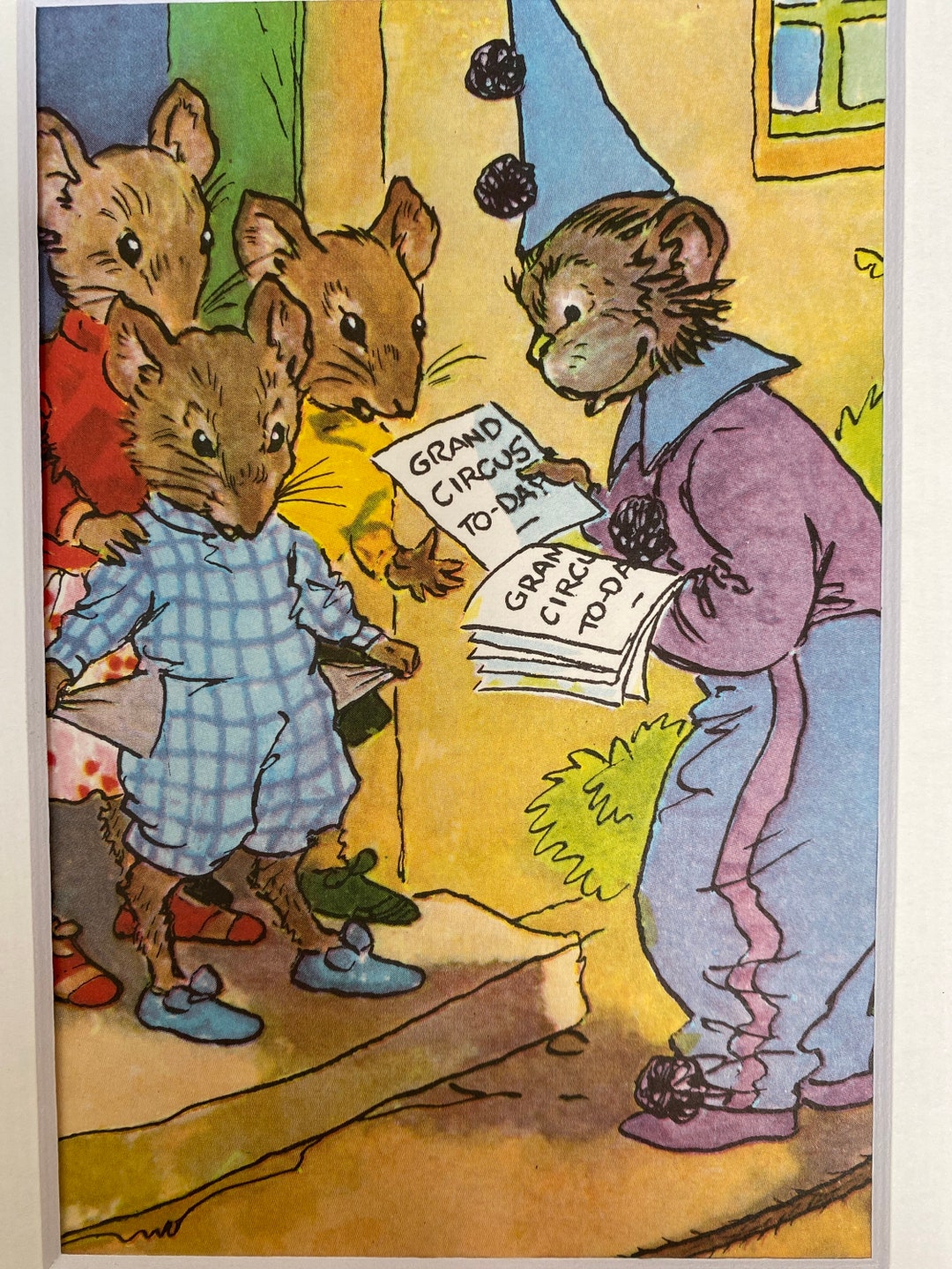 Mr Badger - Ladybird Books Original Vintage Print 1949 - Nursery Decor ...