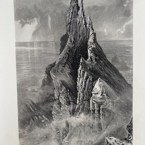 Antique Print of the Bent Cliff Ireland by Robert Hinshelwood (c.1875 ...