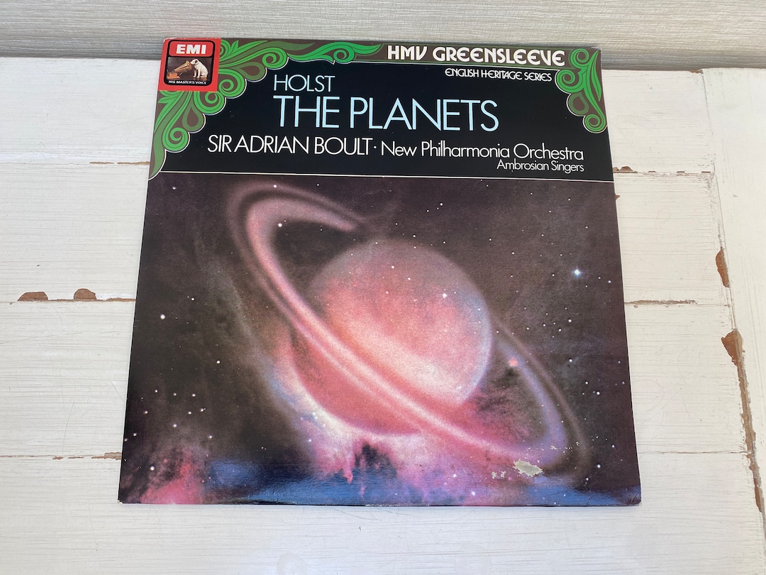 Holst - the Planets : Sir Adrian Boult & New Philharmonia Orchestra HMV ...