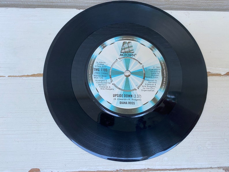 Diana Ross - Upside Down 7" 45rpm Vinyl Single 1980 - Etsy