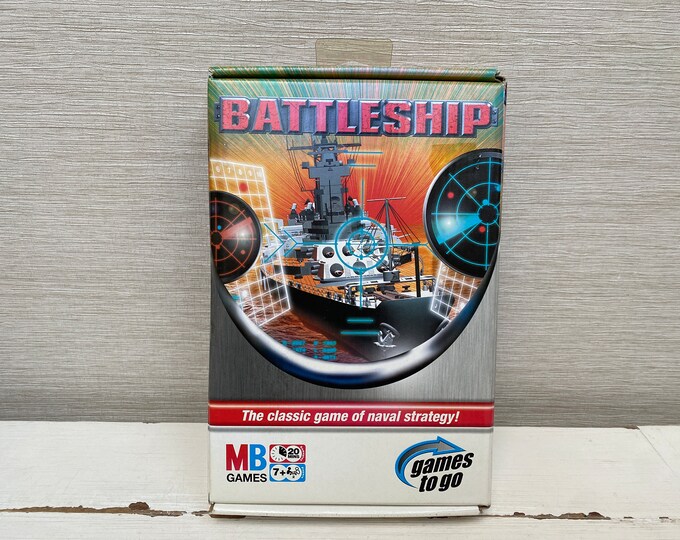 Battleship Games to Go - MB Games 2005 Hasbro - Etsy