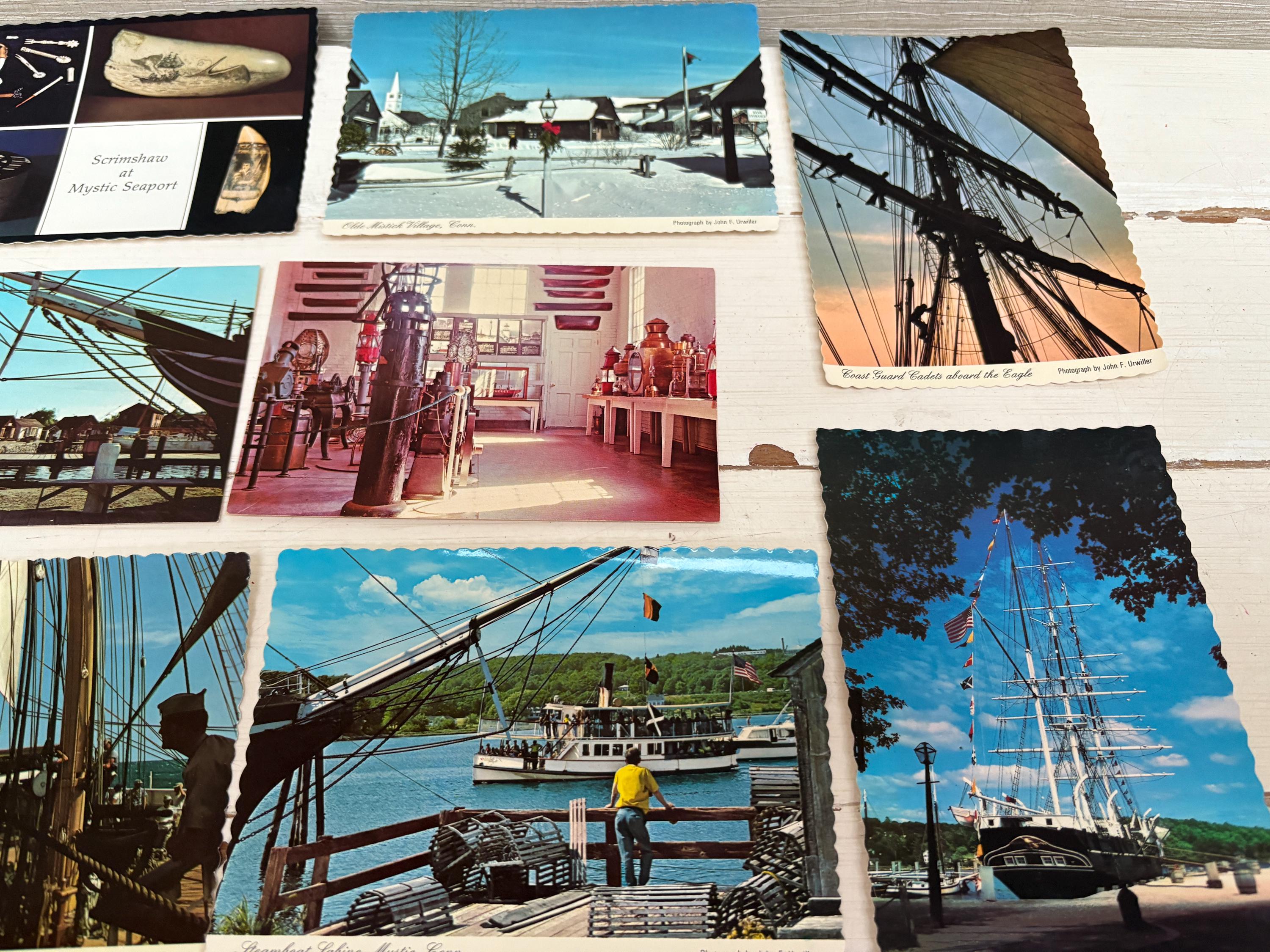 Vintage Postcards 1980s USA X 12 Mystic Seaport , Connecticut - Etsy