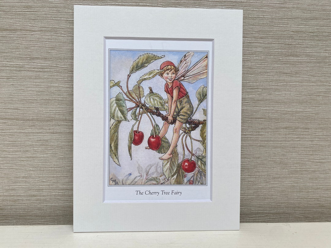 The Cherry Tree Fairy by Mary Cicely Barker - 1990s Book Plate Wall Art ...