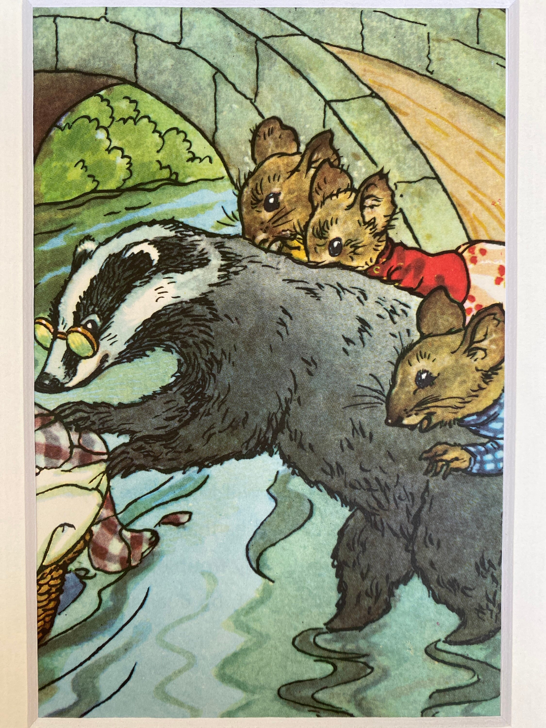 Mr Badger - Ladybird Books Original Vintage Print 1949 - Nursery Decor ...