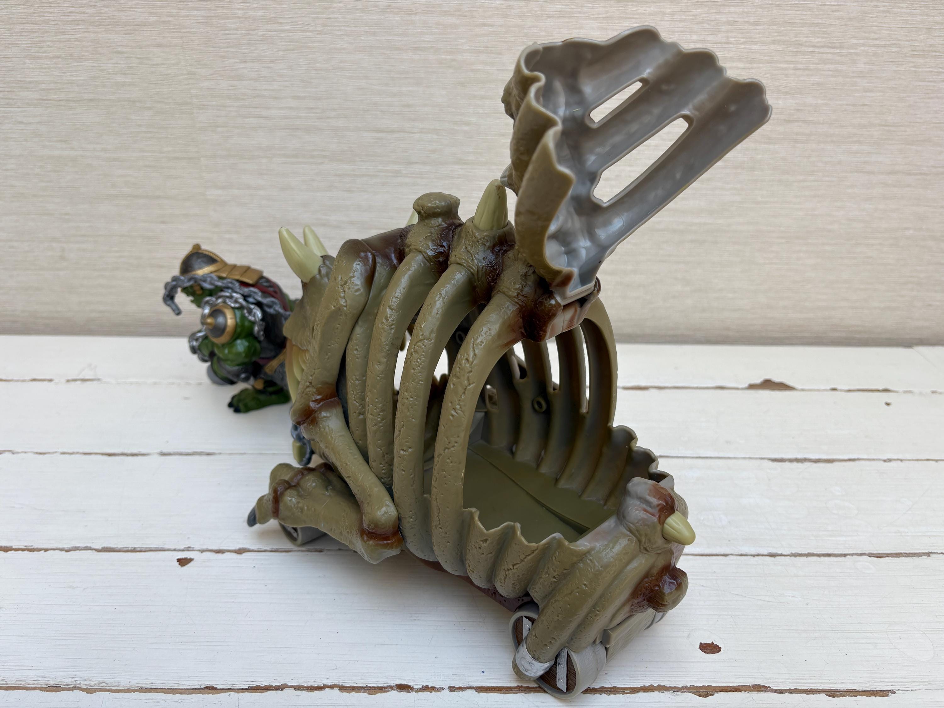 ELC Tower of Doom Orc With Skeletal Beast Chariot - Rare Early Learning ...