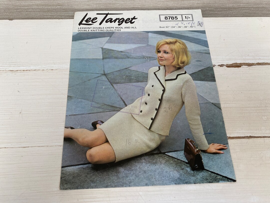Vintage Knitting /crochet Pattern - Ladys Crochet Suit - Lee Target ...