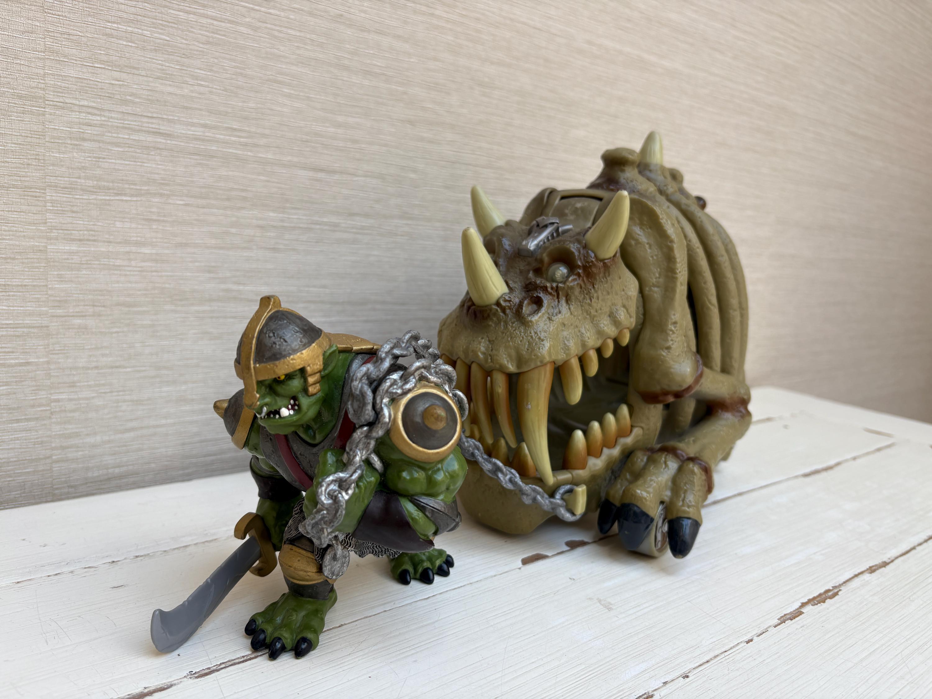 ELC Tower of Doom Orc With Skeletal Beast Chariot - Rare Early Learning ...