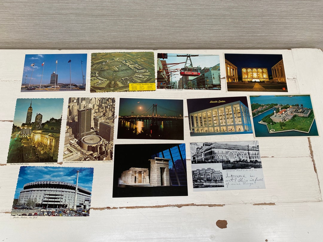 New York Vintage Postcards X 12 - JFK International Airport , Mid ...